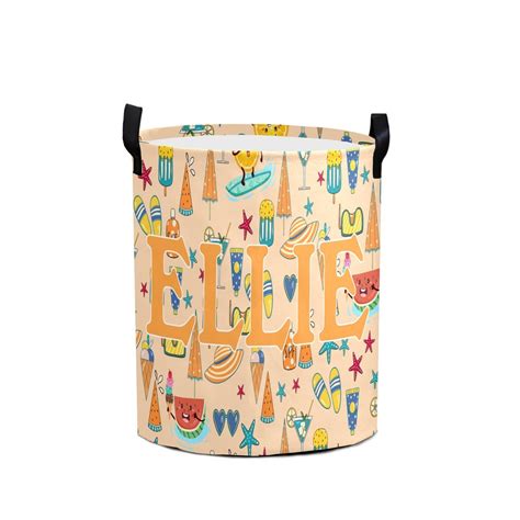 Personalized Laundry Baskets Custom Laundry Hamper Collapsible Clothes