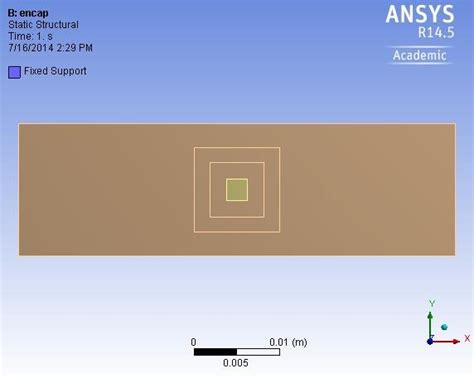 Ansys Model Of The Package Simulated With Temperature Load Download