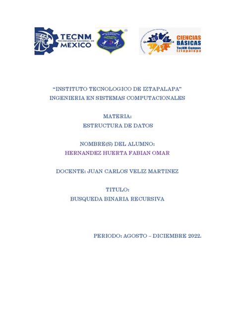 Busqueda Binaria Recursiva Pdf Algoritmos Y Estructuras De Datos Programación De Computadoras