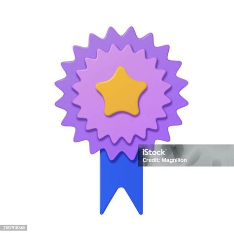 보라색 장미 와 노란 별 와 파란 리본 꼬리 3d 벡터 일러스트 레이 션 0명에 대한 스톡 벡터 아트 및 기타 이미지 0명 1 1위 Istock