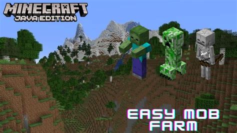 Minecraft Mob Farm Tutorial Episode 3 Minecraft Java 119easy Mob