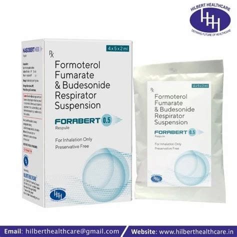 Formoterol Fumarate 20mcg And Budesonide 0 5mg Nebulier Solution At ₹ 67 Piece Budesonide