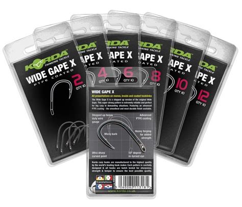 Carlige Korda Wide Gape X 10bucplic Marelepescarro
