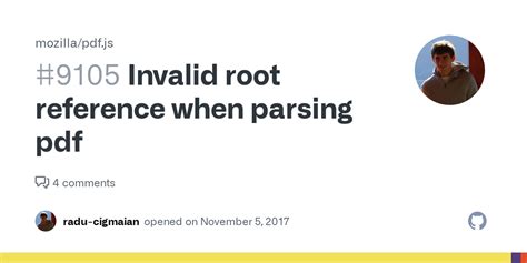 Invalid Root Reference When Parsing Pdf · Issue 9105 · Mozillapdfjs