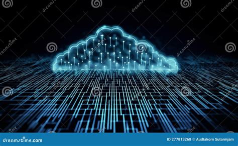 Cloud Computing Informational Technology For Cyber Security Cloud Computing Concept