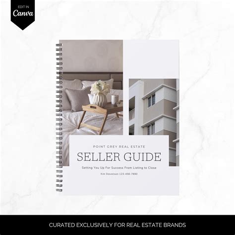 Real Estate Seller Guide Canva Template For Realtors Real Estate