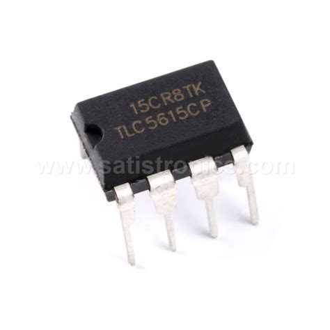 Tlc5615cp Programmable Dual 10 Bit Digital To Analog Converters Dip 8