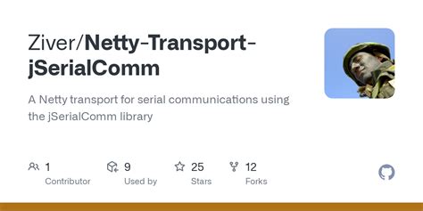 Github Zivernetty Transport Jserialcomm A Netty Transport For Serial Communications Using
