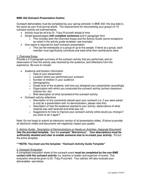 Presentation Outline Example And Template Gpjjo