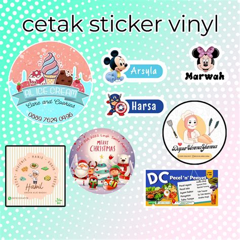 Jual Cetak Stiker Vinyl Print Cut Shopee Indonesia