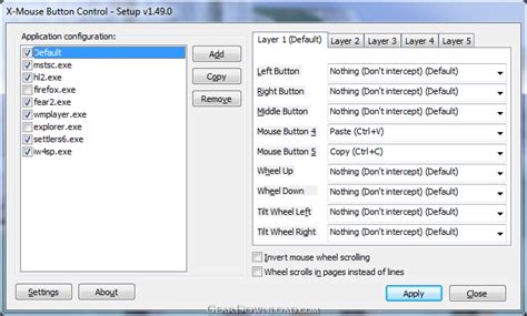 X Mouse Button Control Download XMouseButtonControlSetup 2 4 Exe
