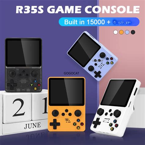 R35S Open Source Retro Portátil Jogo Video Console Sistema Linux 3 5
