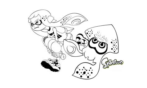 10 Free Printable Splatoon Coloring Pages