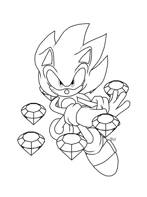 Coloriage Sonic Et Ses Aventures