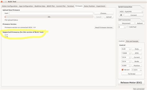 Not Compatible With Latest FW Issue Vedderb Bldc Tool GitHub