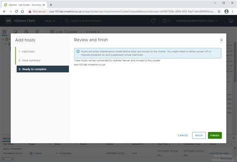 Vsphere 7 U1 Part 3 Creating A Datacenter Hadrs Cluster And