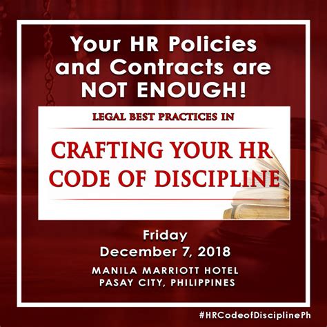 Craft Your HR Code Of Discipline The Right Way LVS Rich Publishing