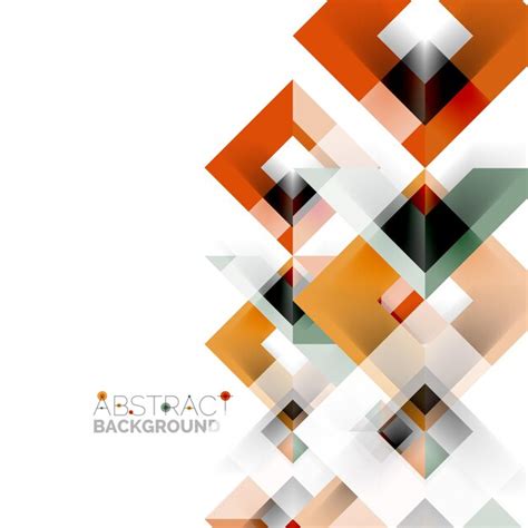 Premium Vector Modern Square Geometric Pattern Design On White Business Or Technology