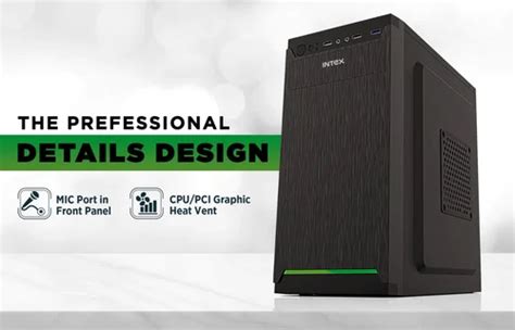 Intex Desktop Cpu Core I3 3rd 3220 3 30ghz 4 Gb Ram 128 Gb Ssd 500w Smps Windows 10 Pro