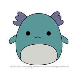 How To Draw Beija The Squirrel From Squishmallows Squishmallows Step By Step