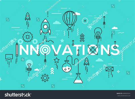 Innovations Innovative Ideas Devices Methods Effective Stock Vector Royalty Free 608930324