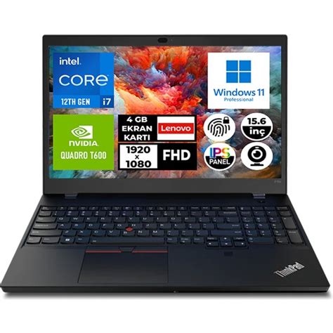 Lenovo Thinkpad P V Gen Intel Core I H Gb Tb Ssd Fiyat
