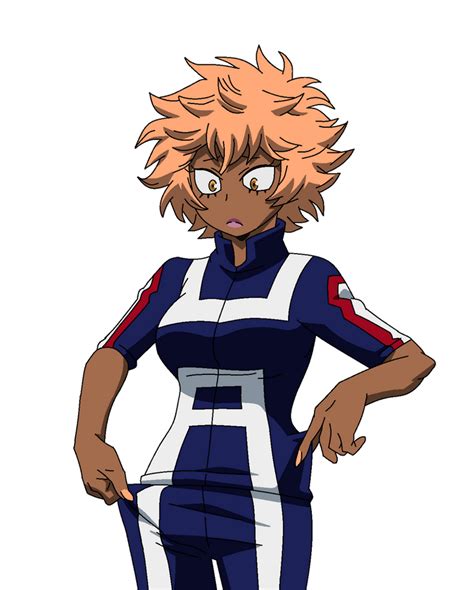Mina Ashido No Quirk Render By Guardina On Deviantart