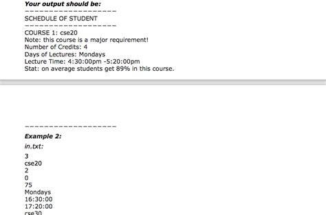 Solved Please Read Instructions And Output Carefully This