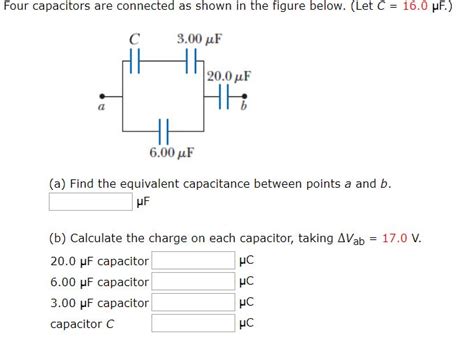 Solved Two capacitors C μF and C μF are Chegg