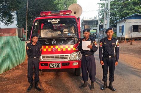 သရက်မြို့ မီးဘေးအန္တရာယ် အသိပညာပေး ဆော်ဩခြင်းနှင့် လေပြင်းဘေးန္တရာယ်ဆော်ဩခြင်း ဆောင်ရွက
