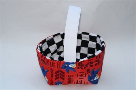 Sonic The Hedgehog Gotta Go Fast Theme Inspired Handmade Easter Basket Etsy