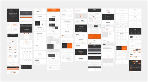 Website Prototyping Basement Wireframe Kit