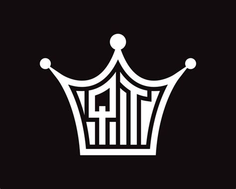 Premium Vector Crown Shape Qt Letter Logo Design Vector Art