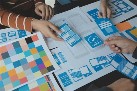Premium Photo Ux Graphic Designer Creative Sketch Planning
