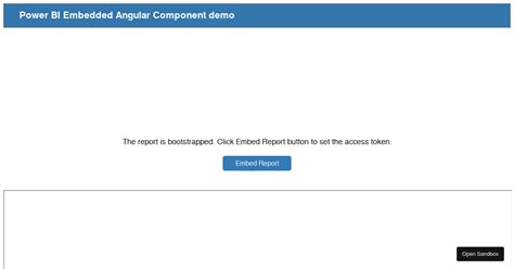 powerbi embedded angular forked codesandbox