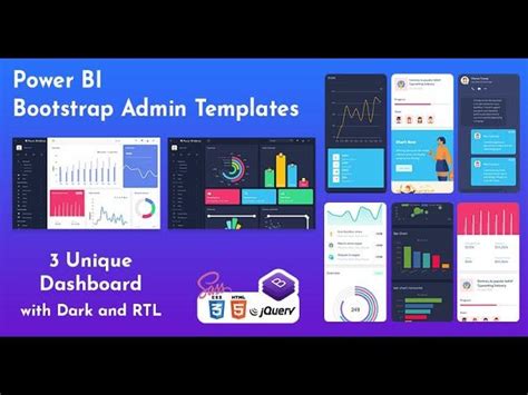 Power Bi Template With Bootstrap Ui Kit Multipurposethemes