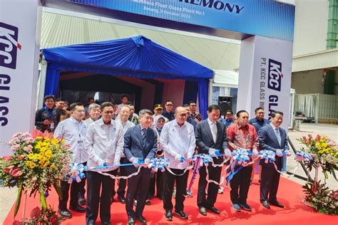 Raksasa Kaca Asean Kcc Glass Resmi Beroperasi Di Batang Investasi Rp12