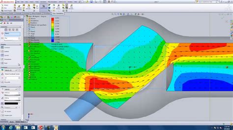 Introduction To Solidworks Flow Simulation 23 Contour Plots Youtube