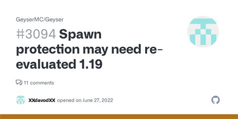 Spawn Protection May Need Re Evaluated Issue GeyserMC Geyser GitHub