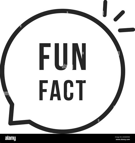 Fun Fact About The Cheetah Fun Fact Thin Line Black Bubble Stock Vector Image And Art