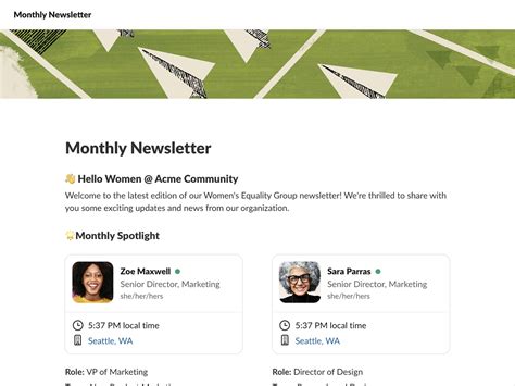 Monthly Newsletter Newsletter Email Templates Figma