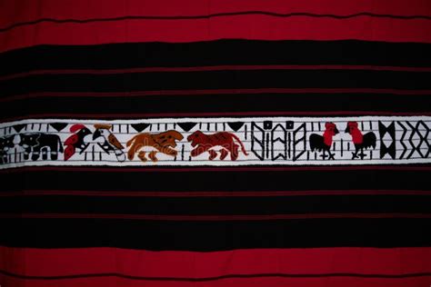 Ao Naga Significa Tradicional Chal De Shawl Tsungkotepsu Creado Por Ao