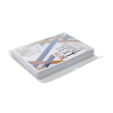 Binder Plastic Document Wallet At Jasmine Fiorini Blog