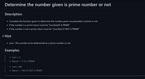 Solved Determine The Number Given Is Prime Number Or Not Chegg