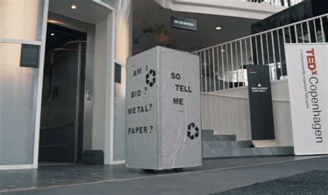 this garbage bot trash talked tedx copenhagen attendees arduino blog