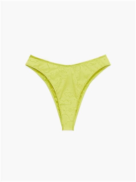 Heavenly Satin Brazilian Panty In Green Savage X Fenty Germany