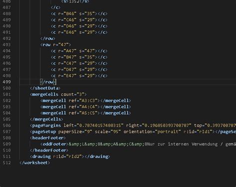 system xml xmlexception the worksheet start tag on line 2 position