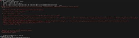 Getting Cmake Errors Compiling Programs