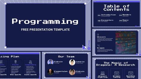 Machine Learning PPT Presentation Template Google Slides Theme EaTemp