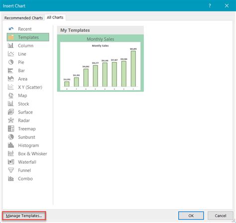 How To Create Save Use Excel Chart Templates Automate Excel